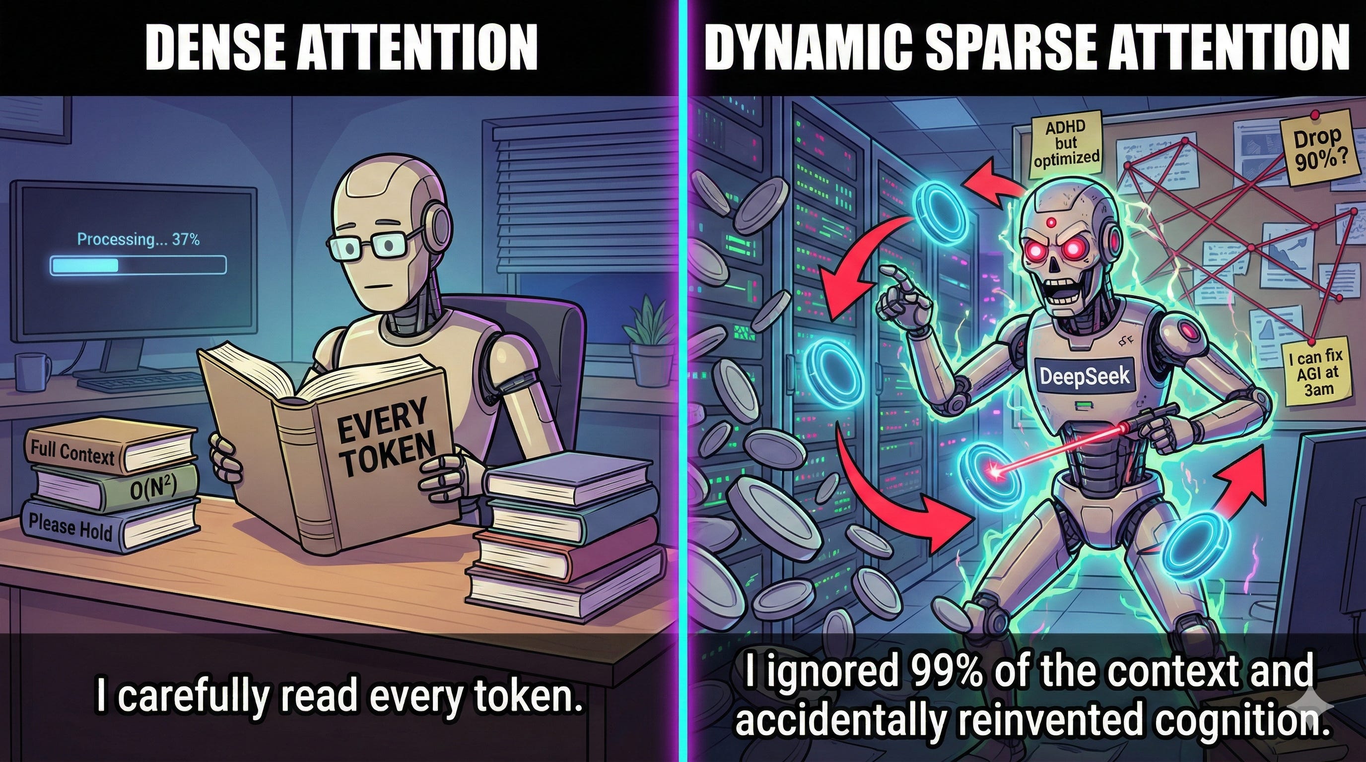 Attention Lottery: DeepSeek, Sparse Attention, and the Future of AI ...