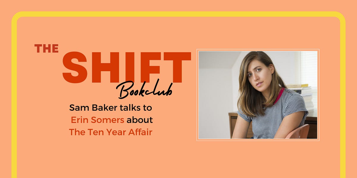 Catch up with Erin Somers at The Shift bookclub live