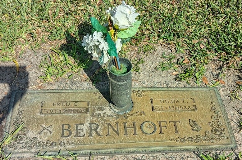 The Headstone of Bob Ross - by Botanicals, Burials, Books