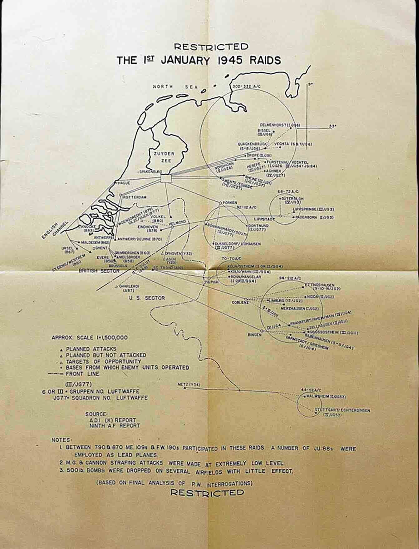 Desperate Luftwaffe surprise attack - by Martin Cherrett
