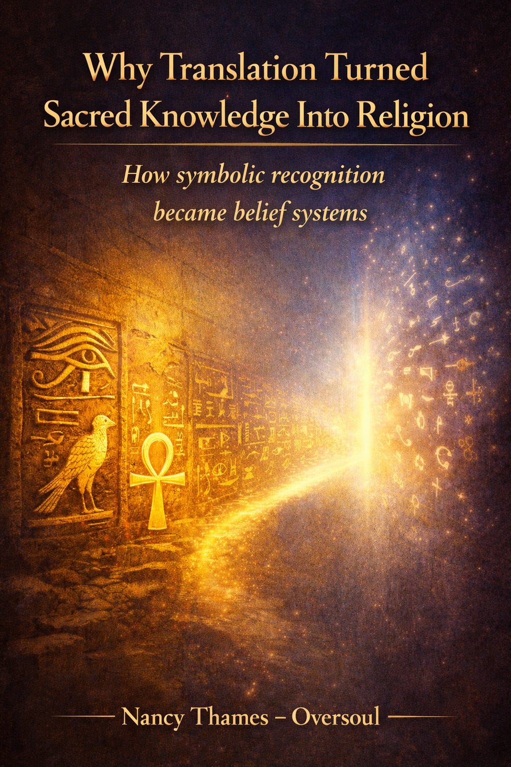 Why Translation Turned Sacred Knowledge Into Religion