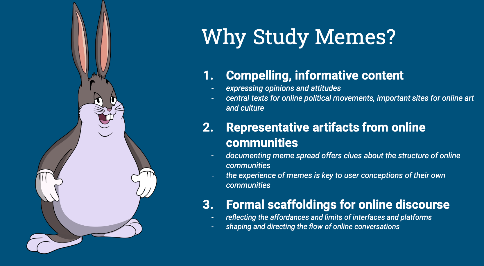 Approaching Memes - by Aidan Walker