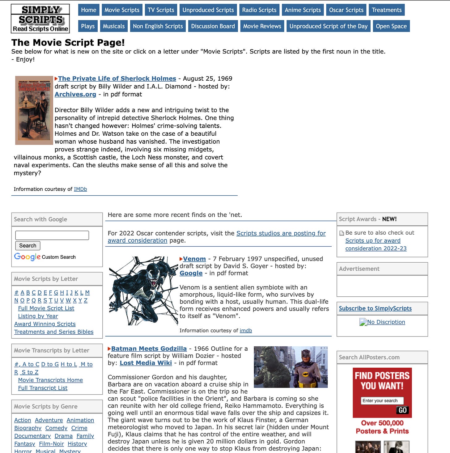 Where To Download Scripts (all free!)