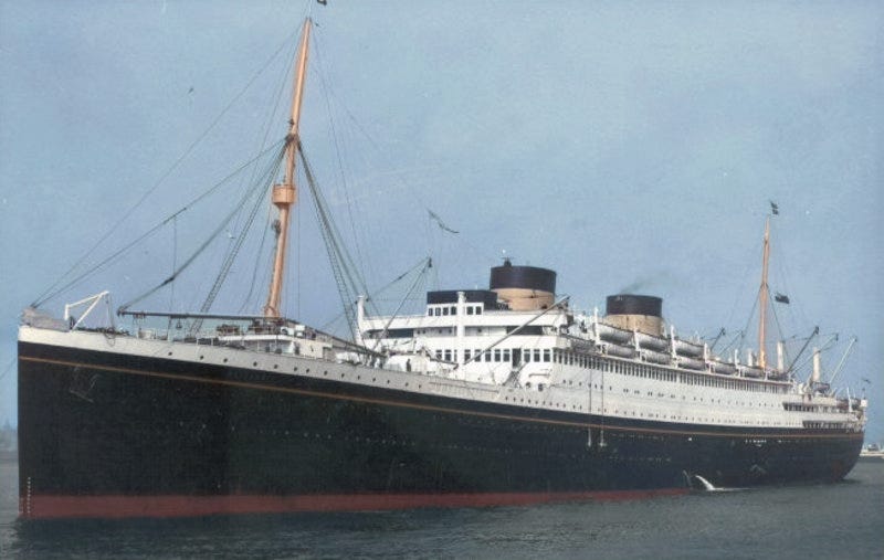 The End of an Era; The Last of the White Star Liners