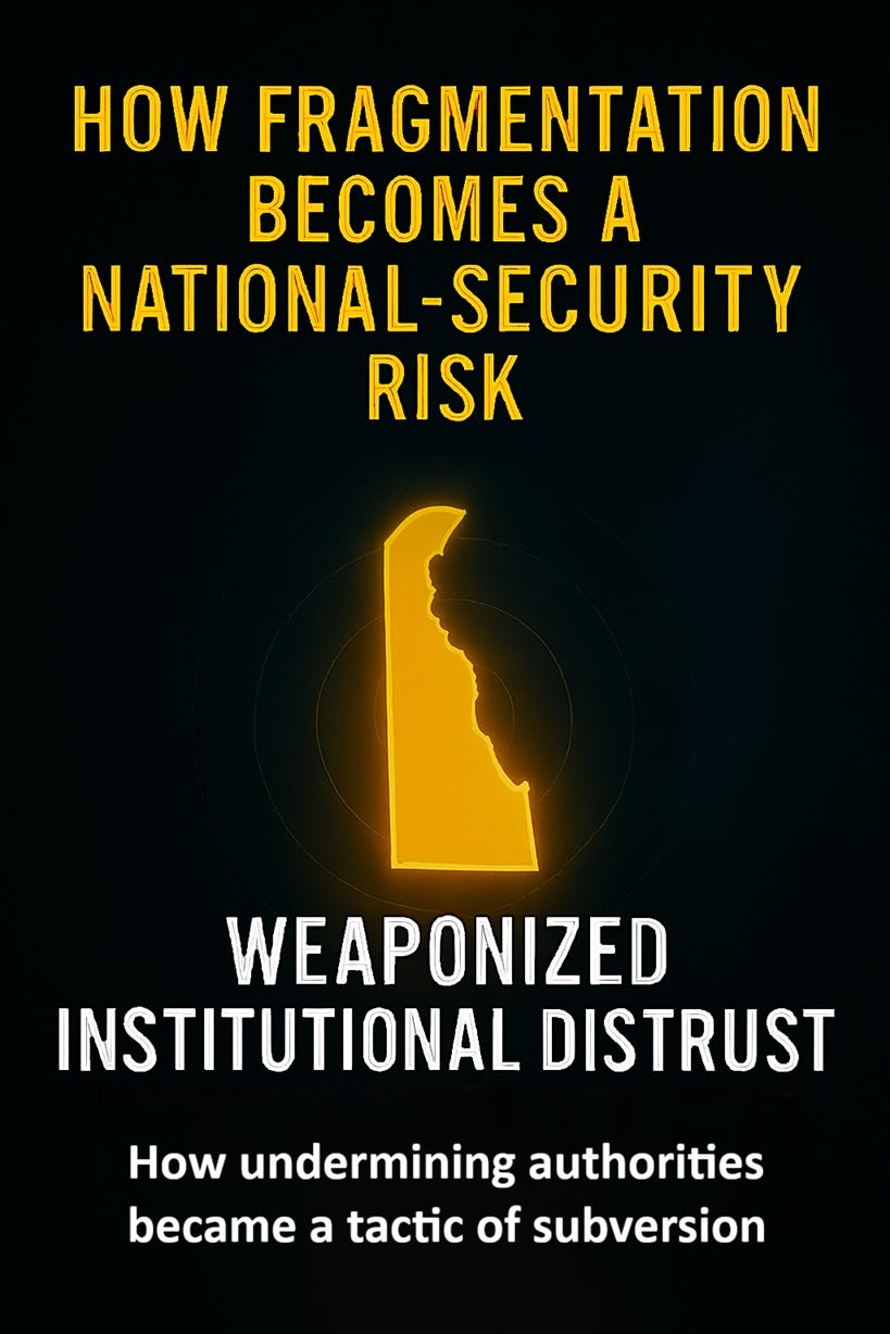 HOW FRAGMENTATION BECOMES A NATIONAL‑SECURITY RISK - Chapter 5 ...