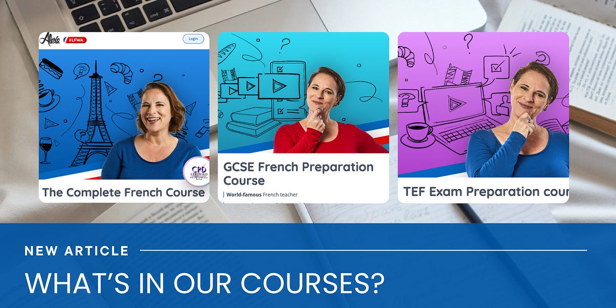 What's in my Online French Courses?