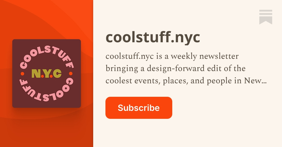 coolstuff.nyc | Substack
