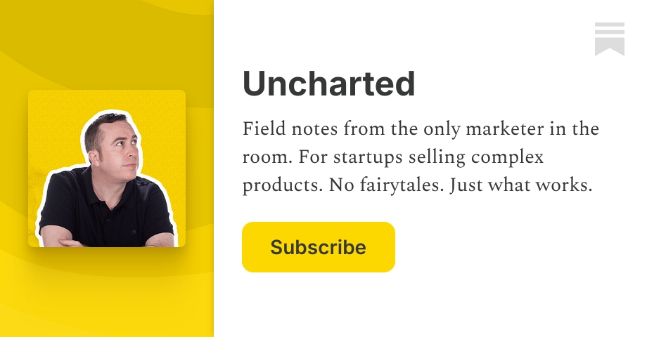 Uncharted | Startup growth without the fairytales | Martin 🏹 | Substack