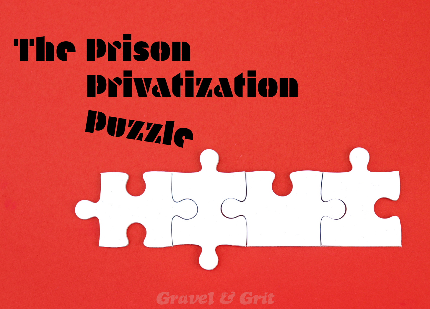 The Prison Privatization Puzzle - by Adam Watson