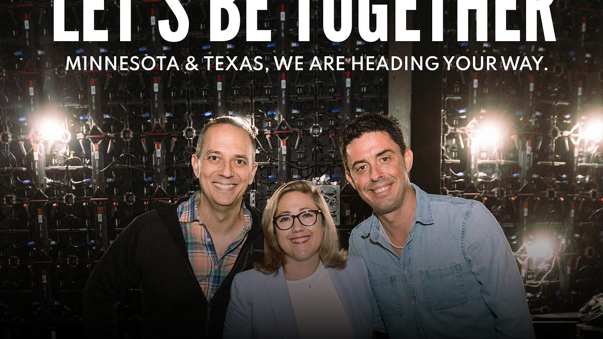 Minnesota and Texas, We’re Heading Your Way