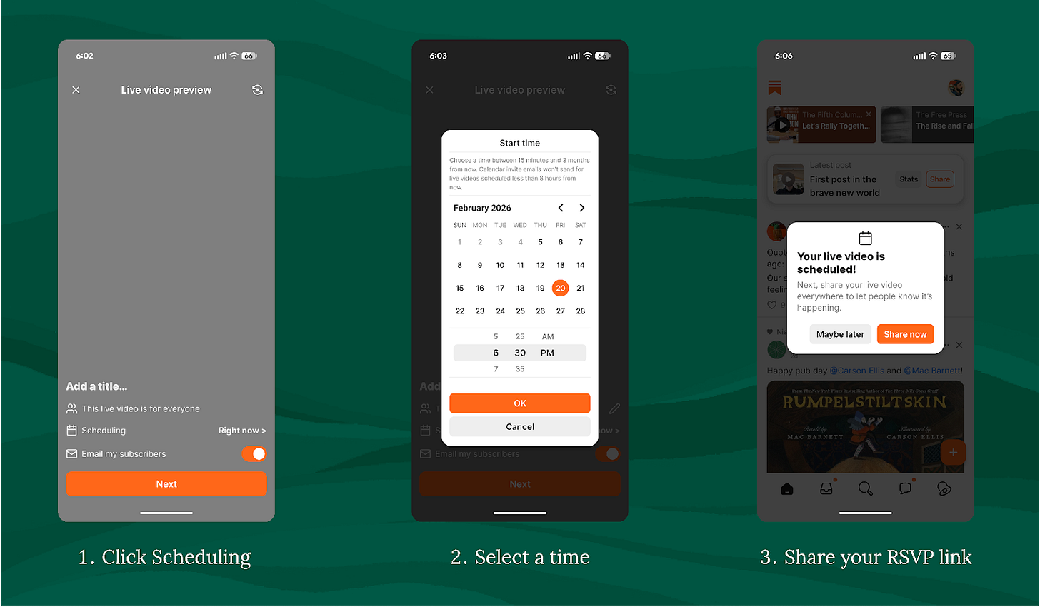 New on Substack: Publication design settings, recipe embeds, and live ...