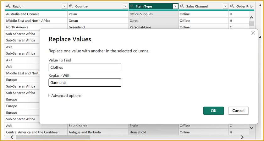 Power Query: Replace Multiple Column Values in Single Step