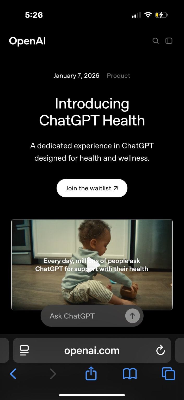 A Flipped Food Pyramid and ChatGPT Health - by Ellen Brown