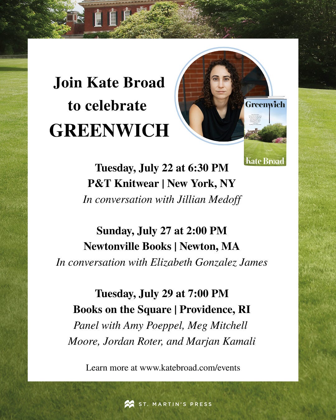GREENWICH is here! - by Kate Broad - Ask An Author