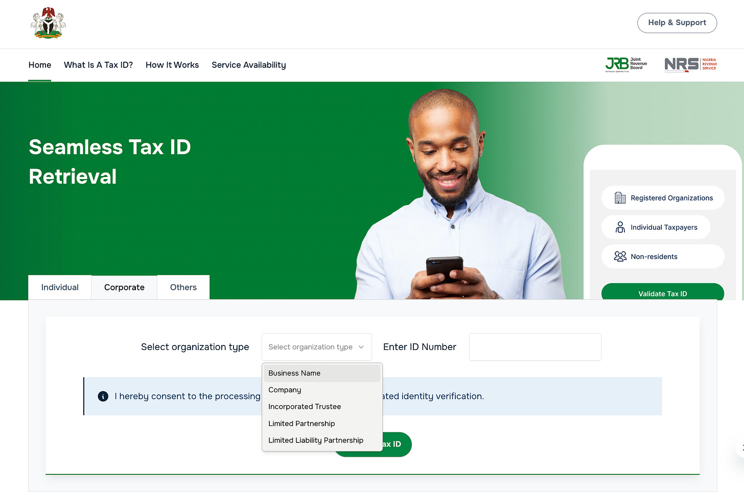 A Step by Step Guide to Retrieving your TAX ID on the New Platform
