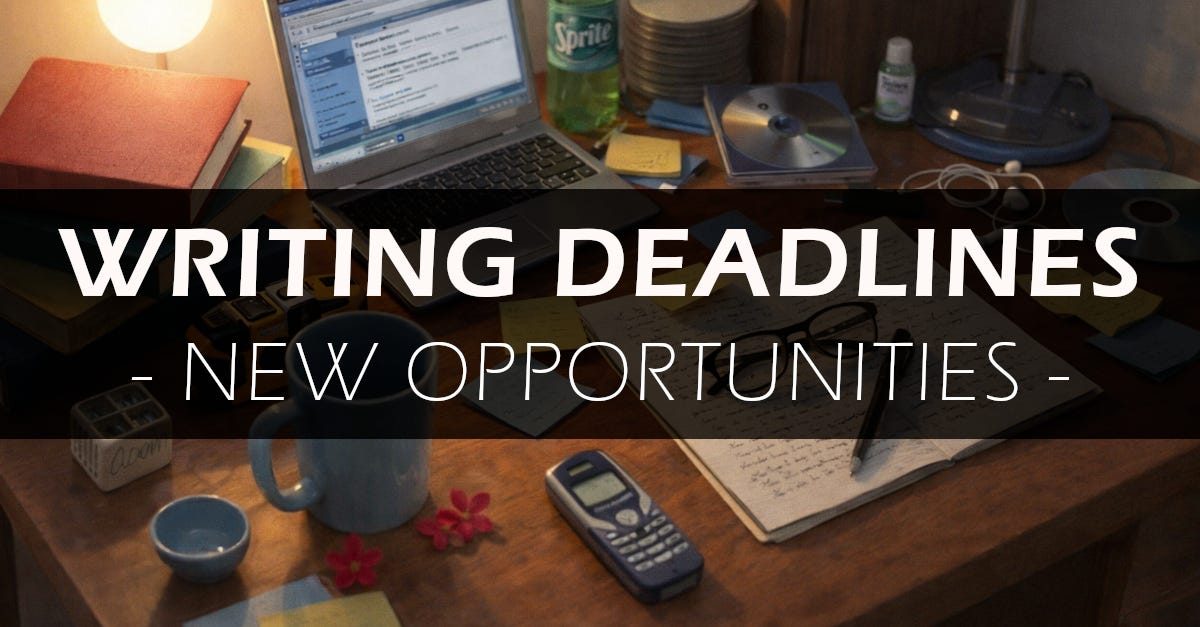 Writing Deadlines - 16 Writing Prizes with Deadlines in March 2026 ...