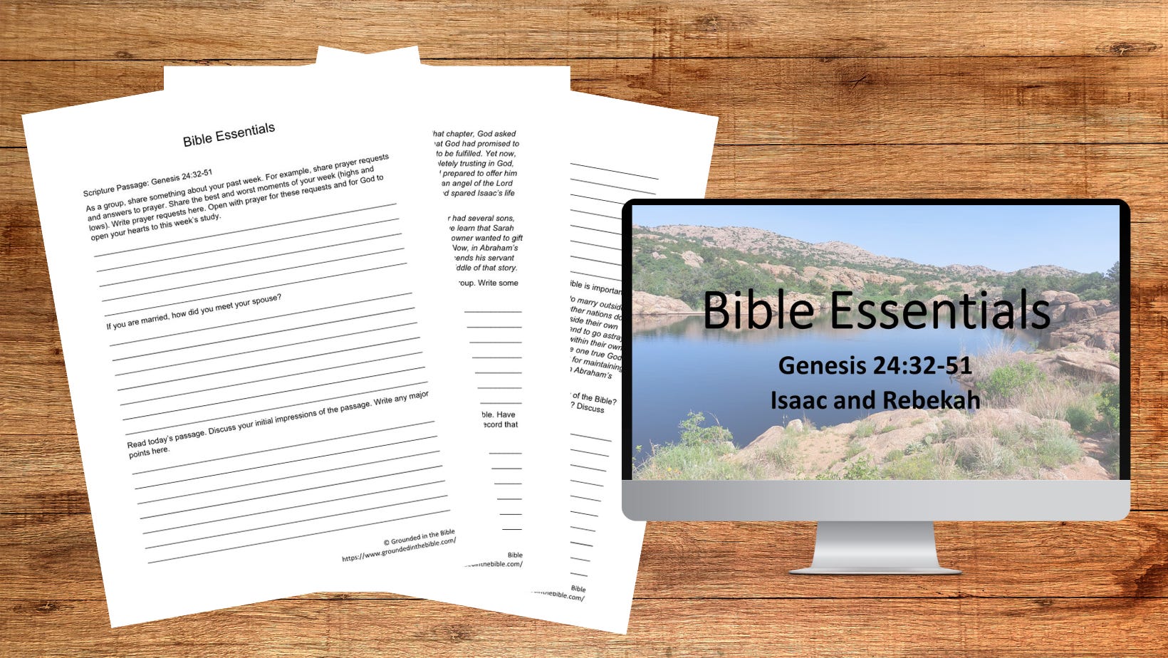 Genesis 24:32-51: Isaac and Rebekah - by Karen Hoffman