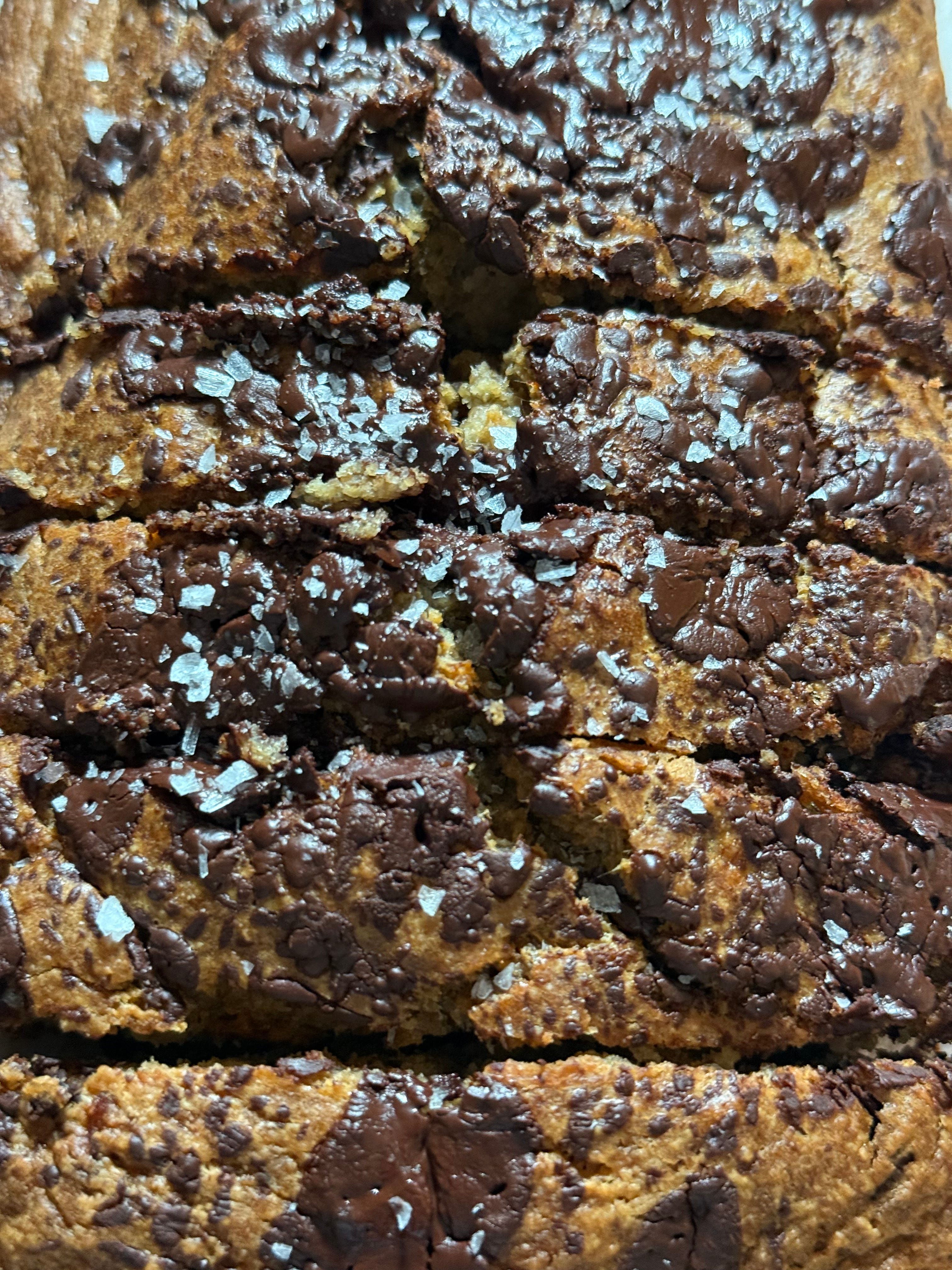 Chocolate Chunk Banana Bread - by Ellie Teale