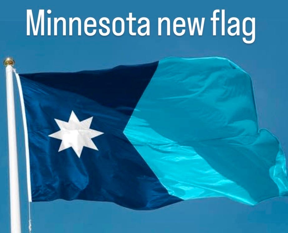 Tim Walz, new Minnesota flag salute Islamic jihad, treasonous trend ...