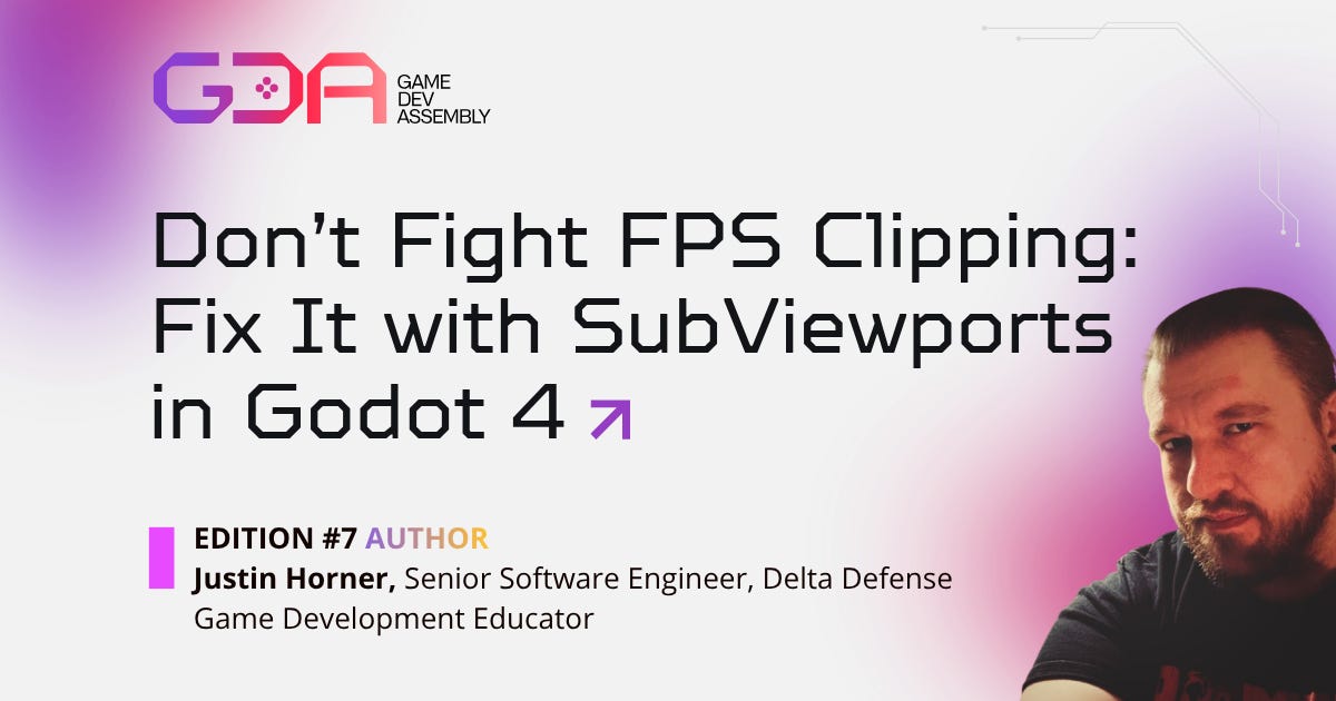 Don’t Fight FPS Clipping: Fix It with SubViewports in Godot 4