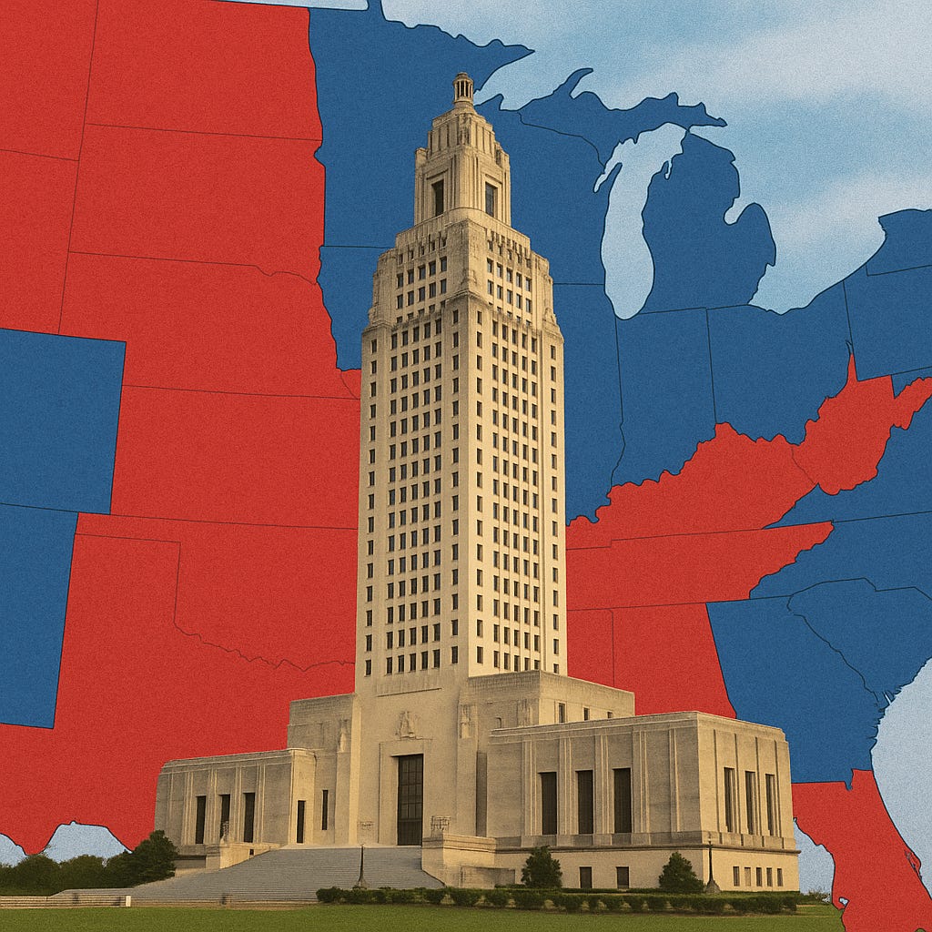 Red on the Map, Blue in Practice: The Truth About Louisiana’s Government