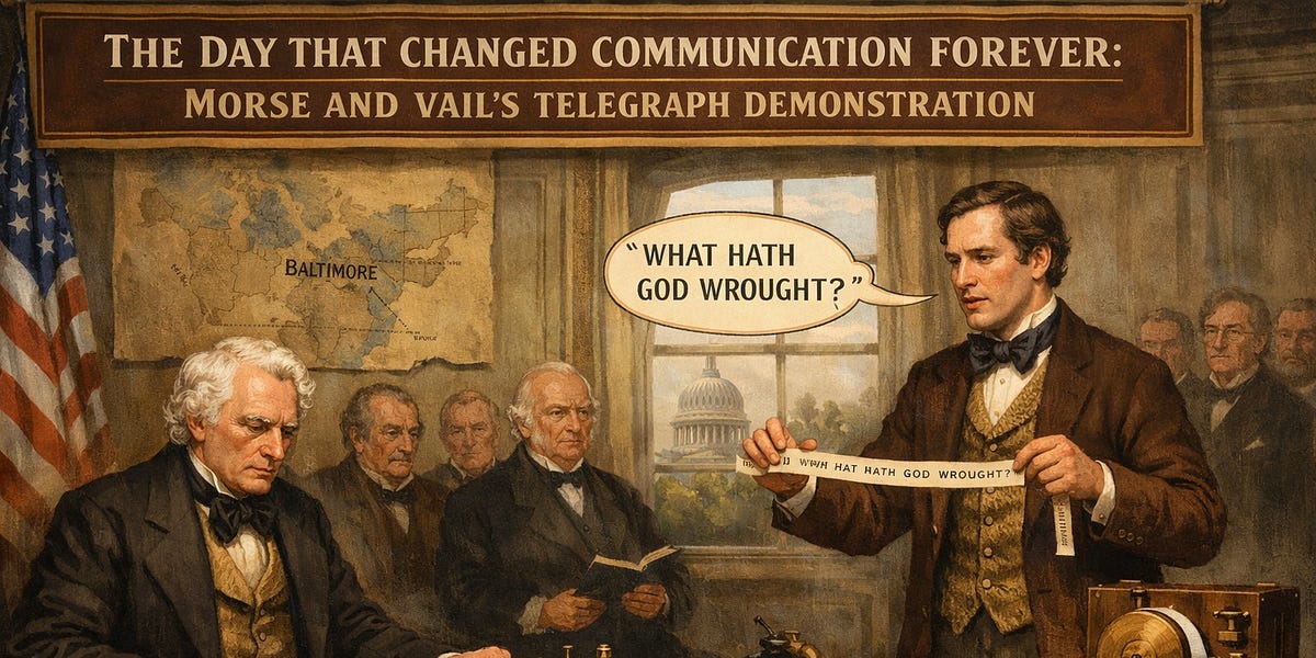 The Day That Changed Communication Forever: Morse and Vail’s Telegraph ...