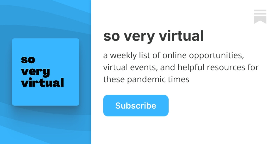 so very virtual | Justin Clarel | Substack