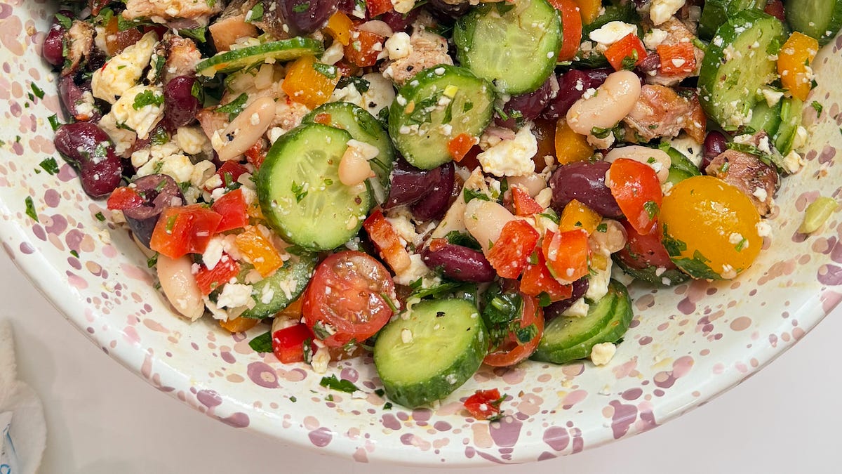 Calabrian Chili Dense Bean Salad - by Violet Witchel