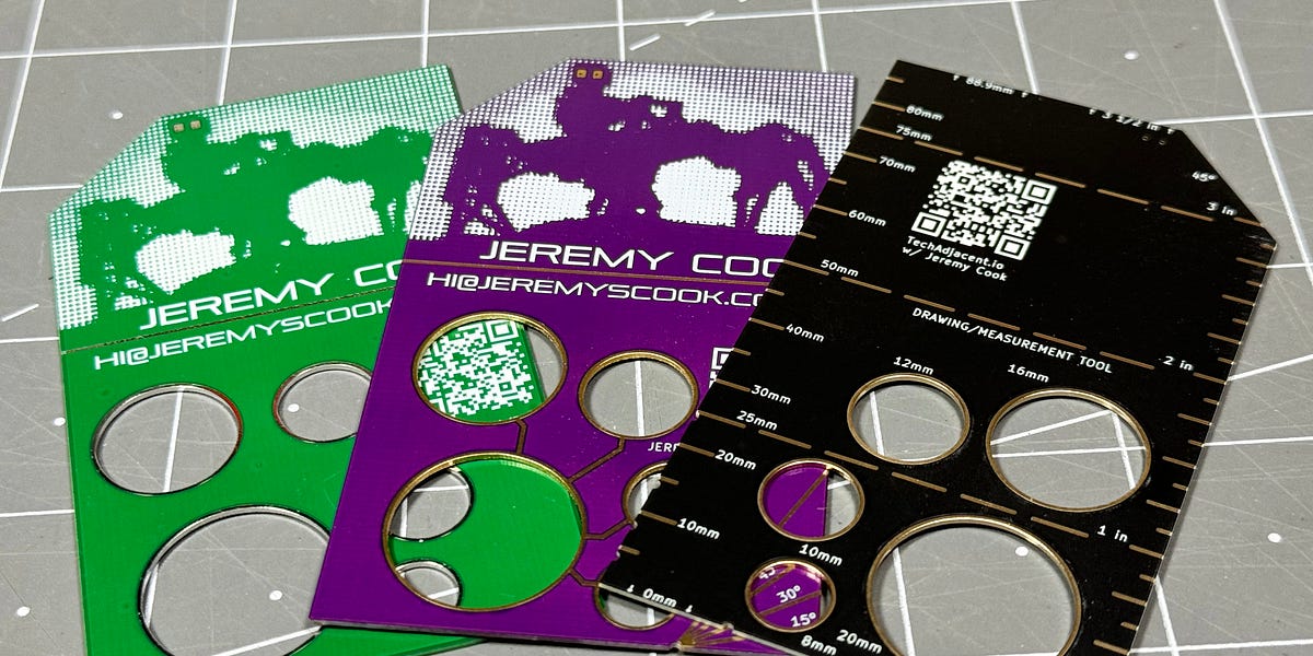 Perfect Business Card PCB Circuit Board Design