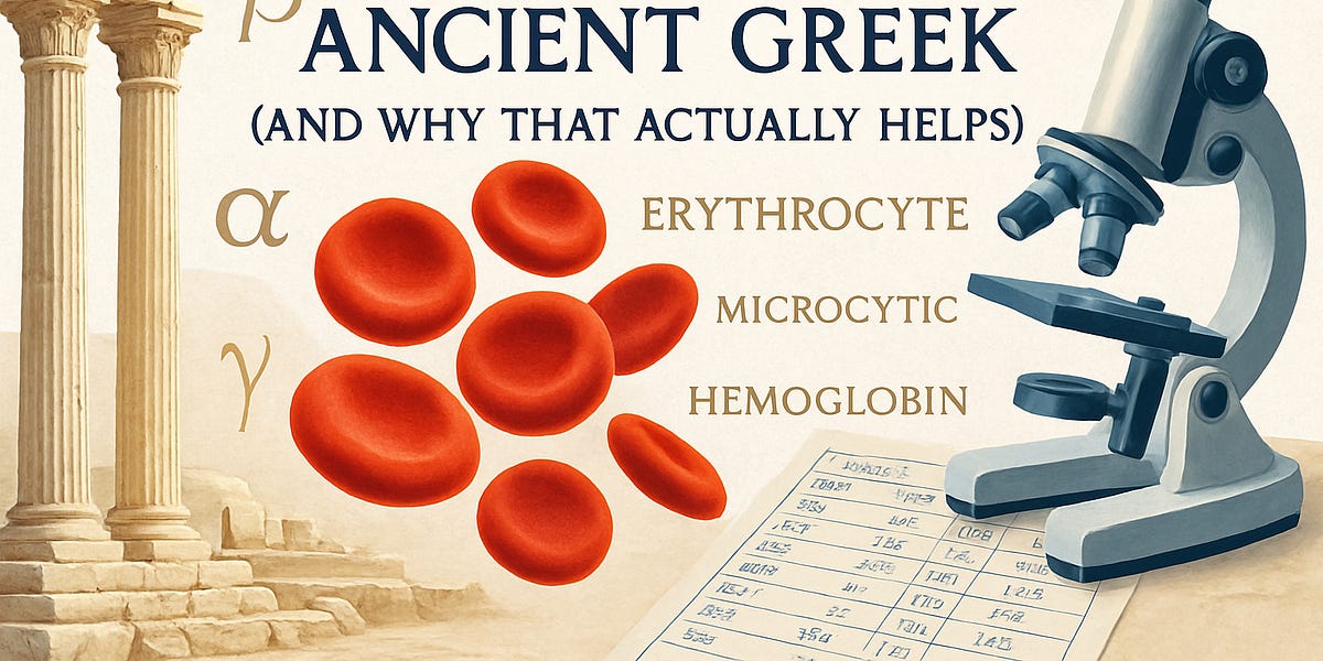 Blood Test Etymology: Why Your Blood Test Sounds Like Ancient Greek ...