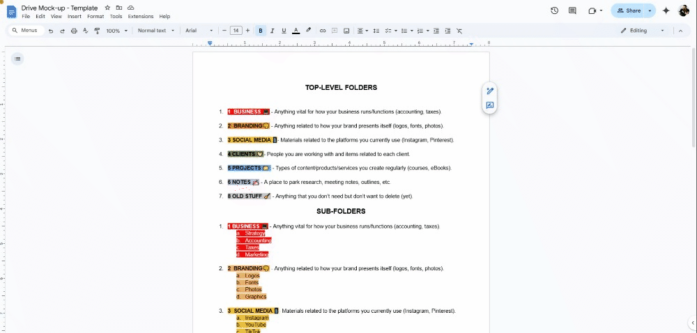 Simple Steps For an Organized Google Drive 🗃️