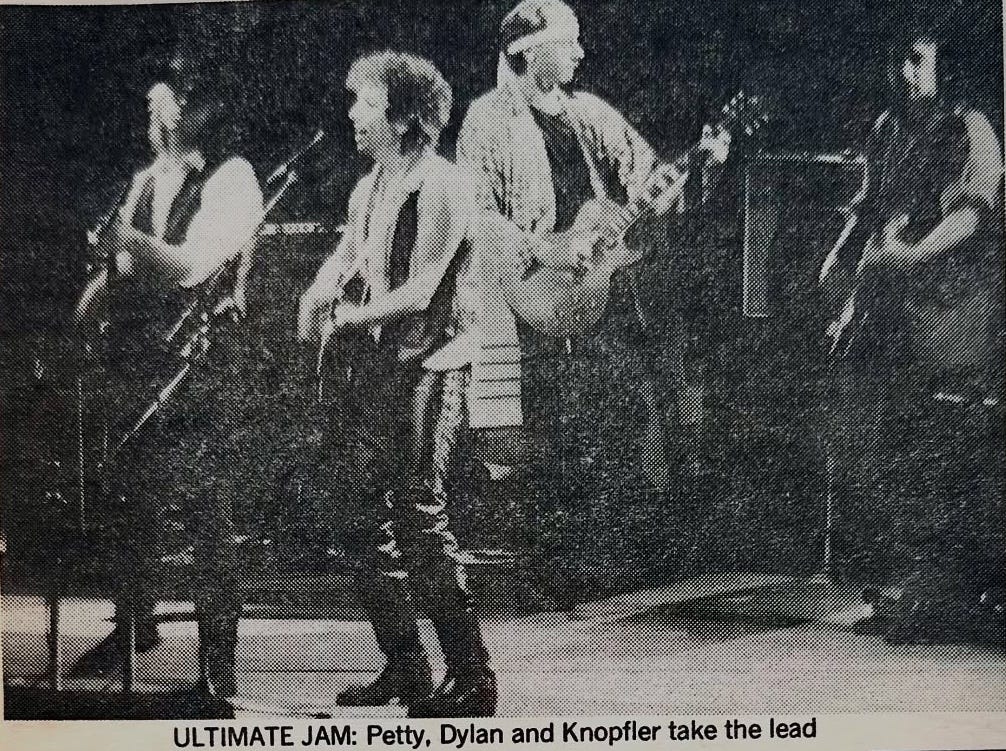 Dylan, Petty, and Knopfler Rock 'Em Dead - by Ray Padgett