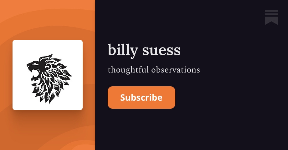 billy suess | Substack