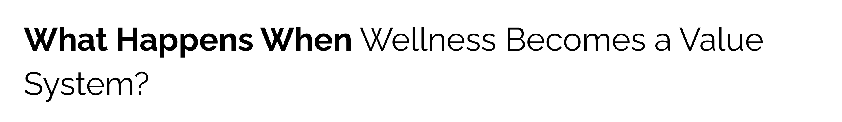 The Wellness Rebrand: How “Health” Became the New Status Symbol