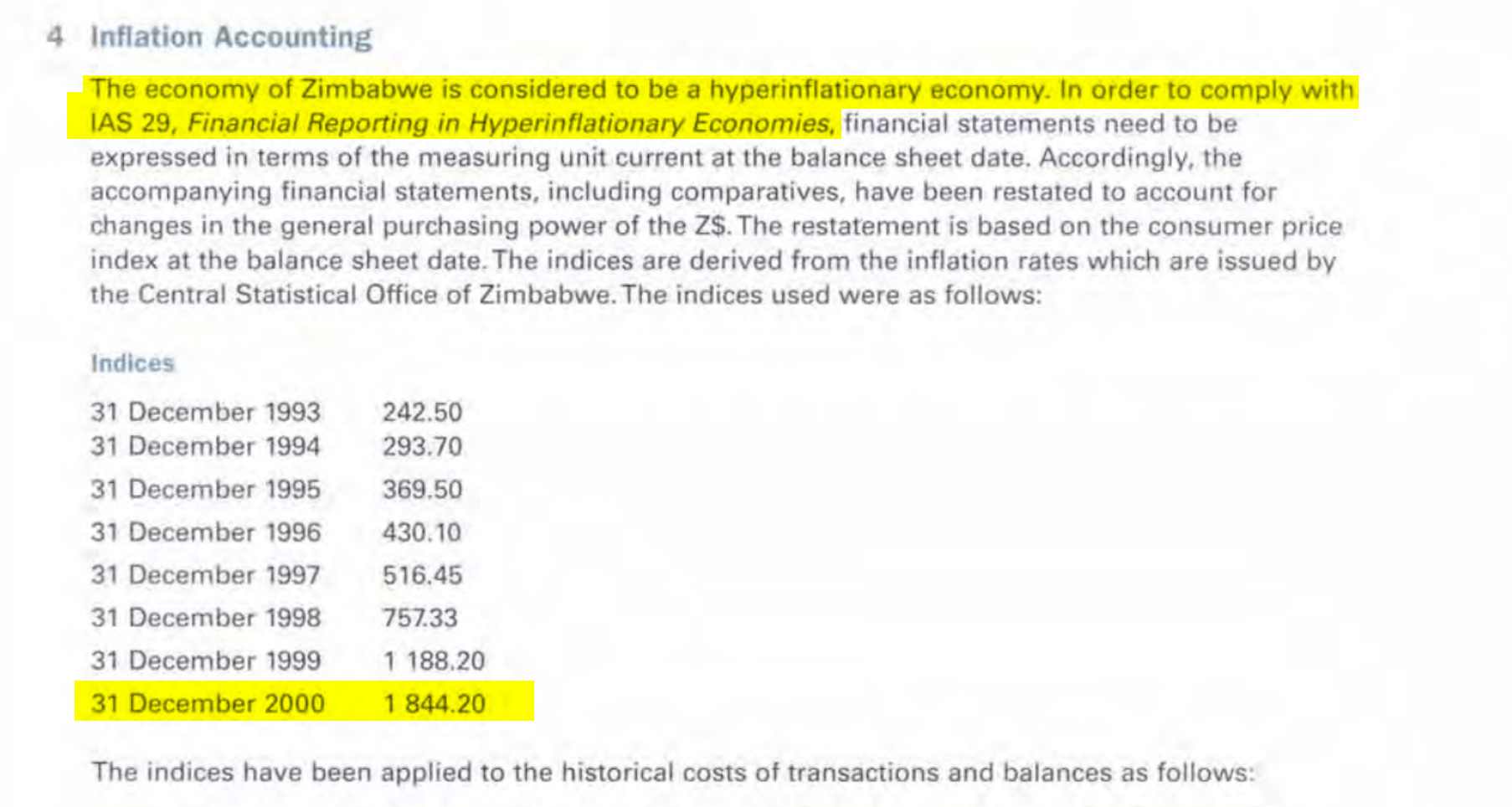 Hyperinflation Induced Trauma: The Force that Runs Zimbabwe