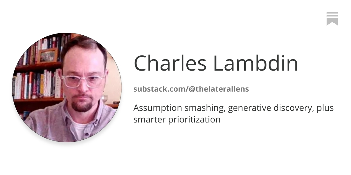 Charles Lambdin | Substack