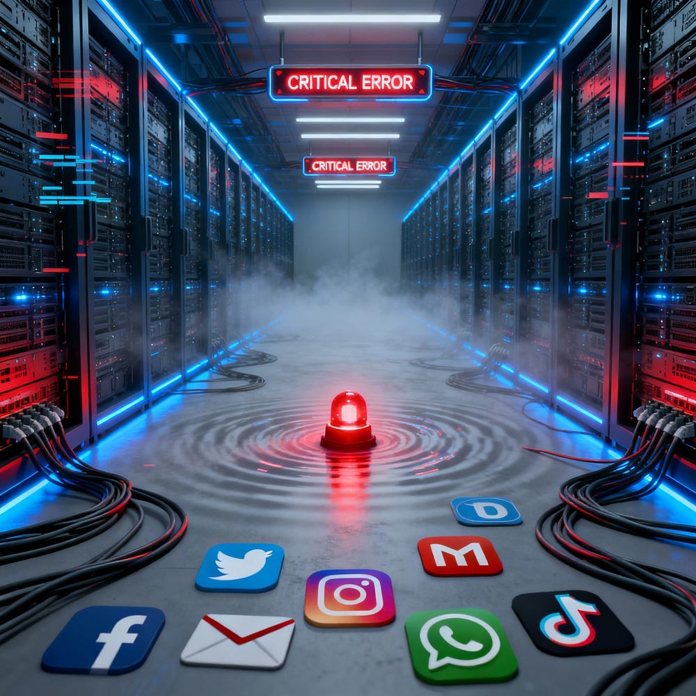 Why the Internet Broke: The AWS Outage That Shook October 20, 2025