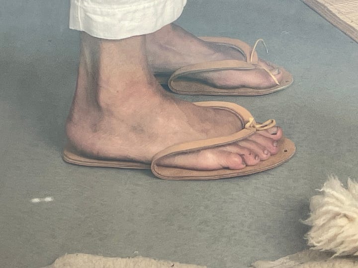 and speaking of feet… - by Sarah C Swett - The Gusset