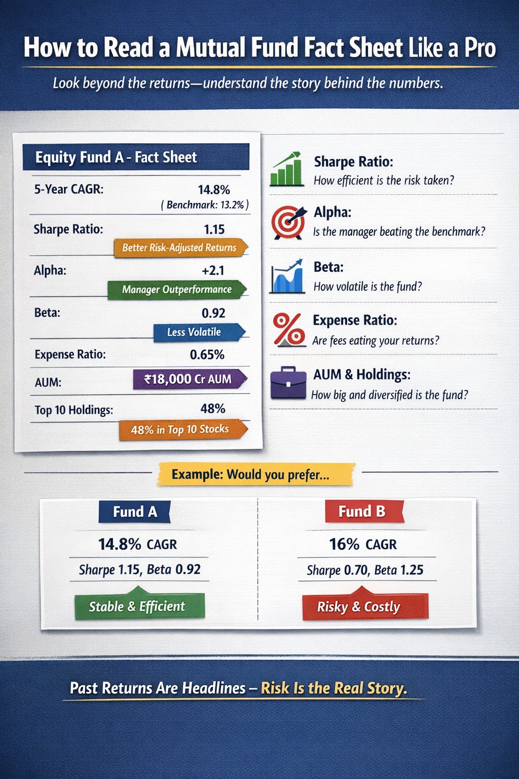 How to Read a Mutual Fund Fact Sheet Like a Pro