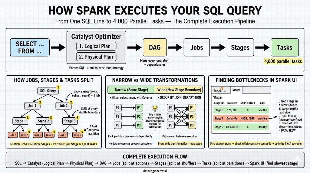 How One SQL Line Becomes 4,000 Parallel Tasks