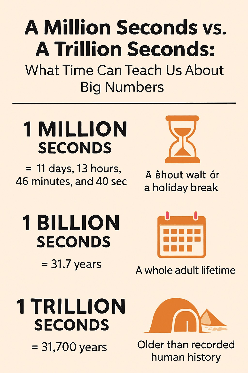 How Many Hours In 1 Million Seconds
