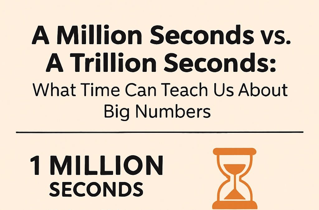 ⏳ A Million Seconds vs. A Trillion Seconds: What Time Can Teach Us ...
