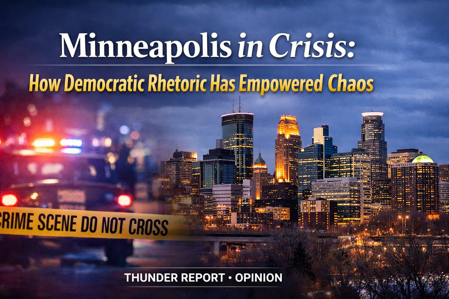 Minneapolis in Crisis: How Democratic Rhetoric Has Empowered Chaos