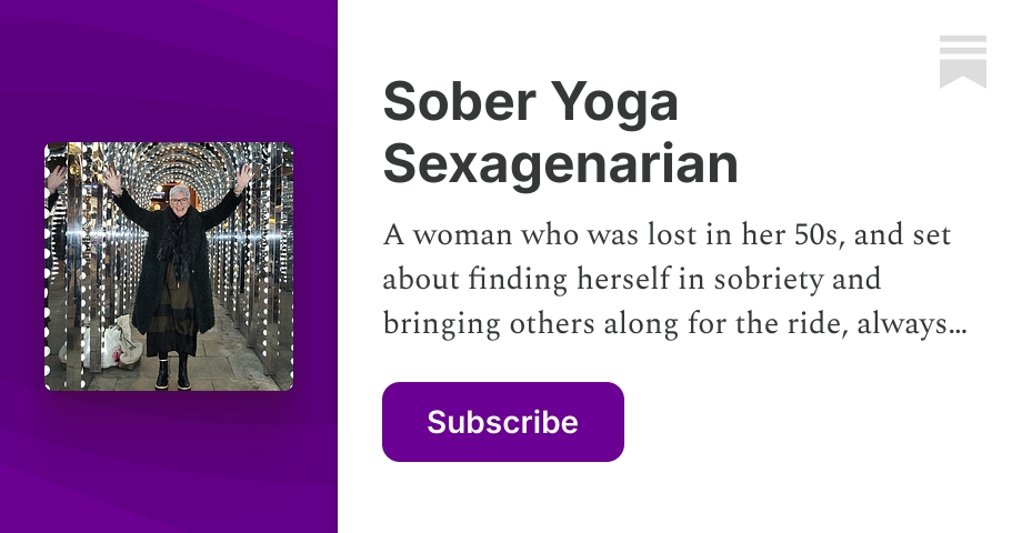 Sober Yoga Sexagenarian | Carolyn Clark | Substack