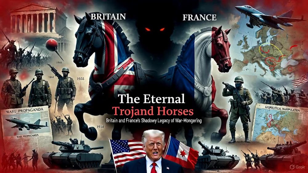🩸The Eternal Trojan Horses: Britain and France’s Shadowy Legacy of War ...
