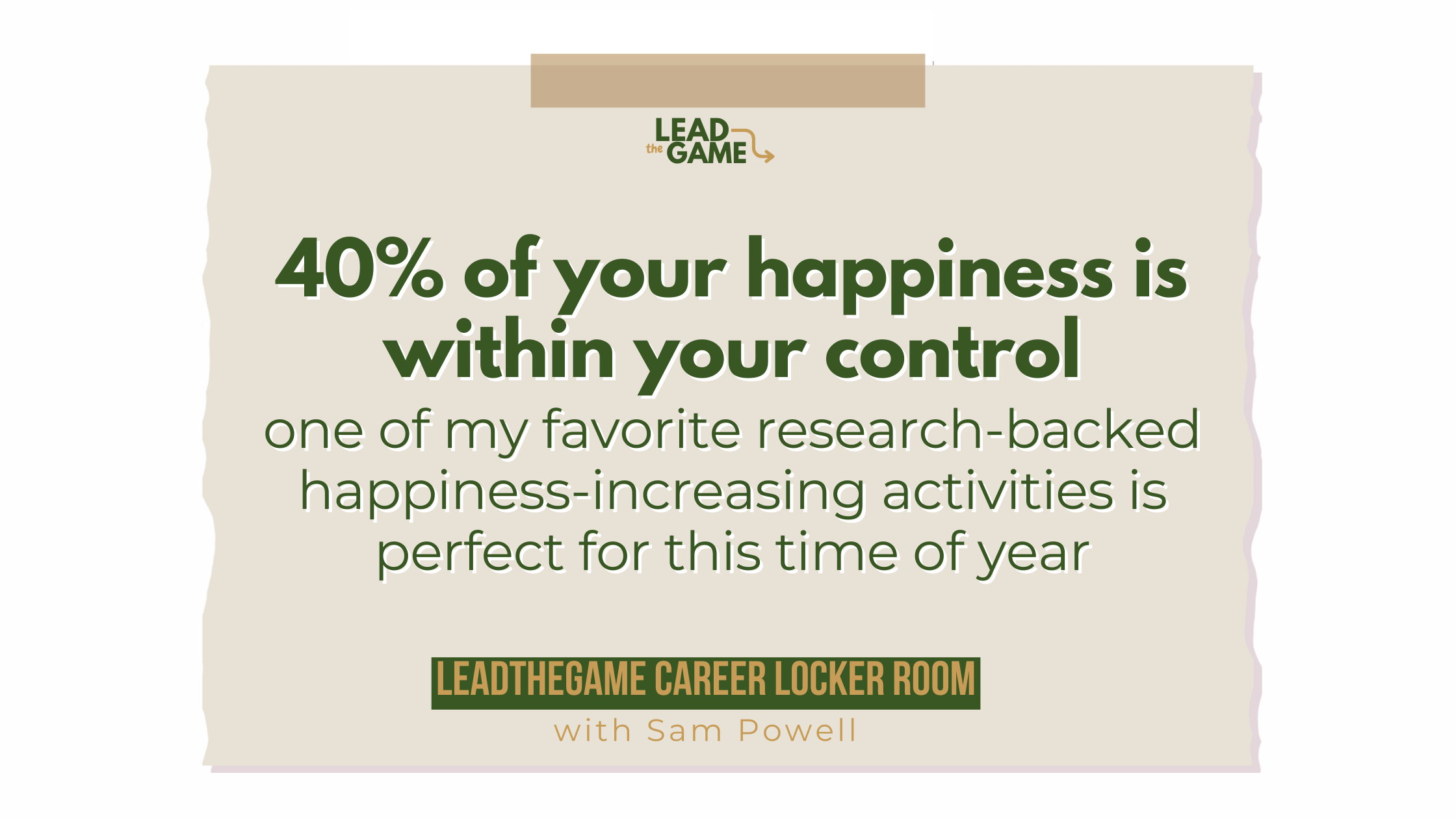 Goal Setting Can Make You Happier — But Most of Us Were Never Taught ...