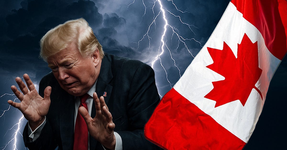 Canada Gives Trump the Middle Finger - by Samuel Wynn Warde