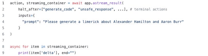 Streaming Chatbot with Burr, FastAPI, and React