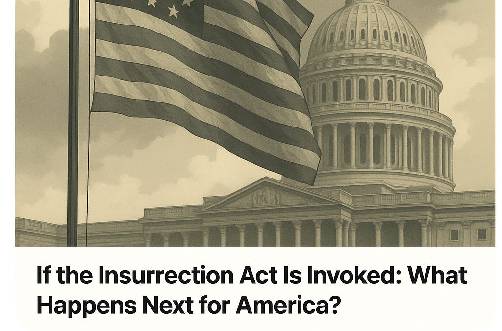 If the Insurrection Act Is Invoked: What Happens Next for America?