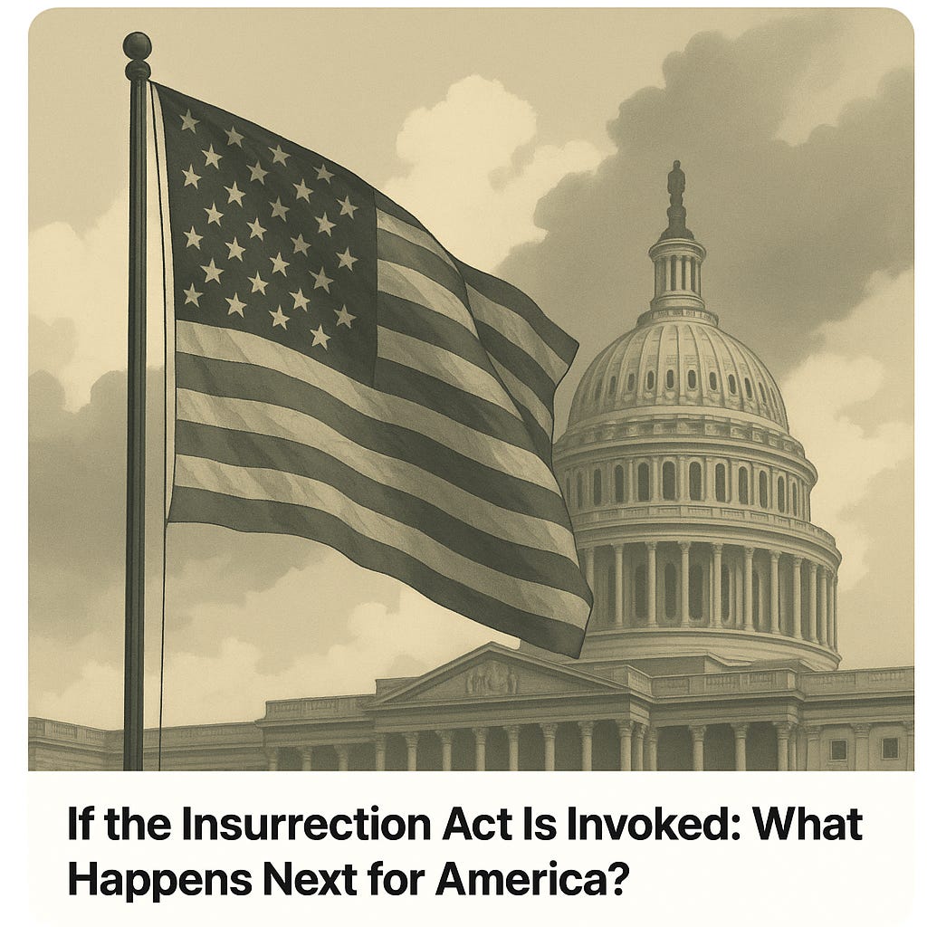 If the Insurrection Act Is Invoked: What Happens Next for America?